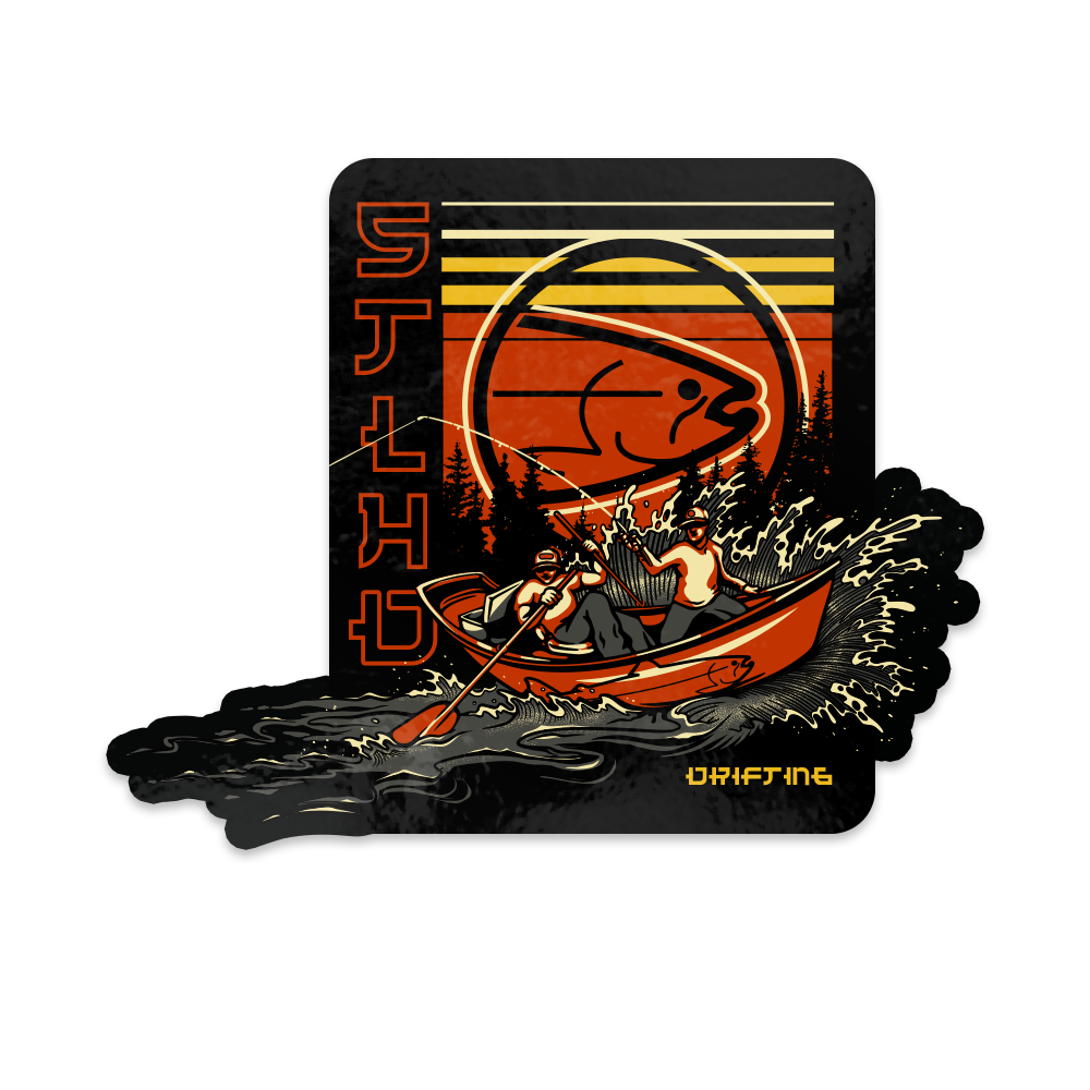 STLHD Drifting Sticker – Stillwater Fly Shop