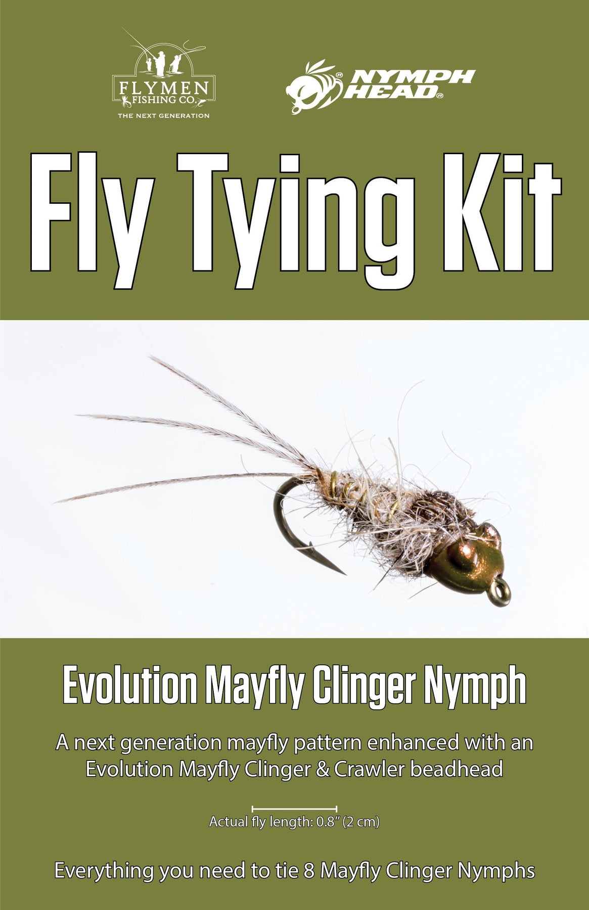 Fly Tying Kit: Nymph-Head Evolution Mayfly Clinger Nymph – Stillwater ...