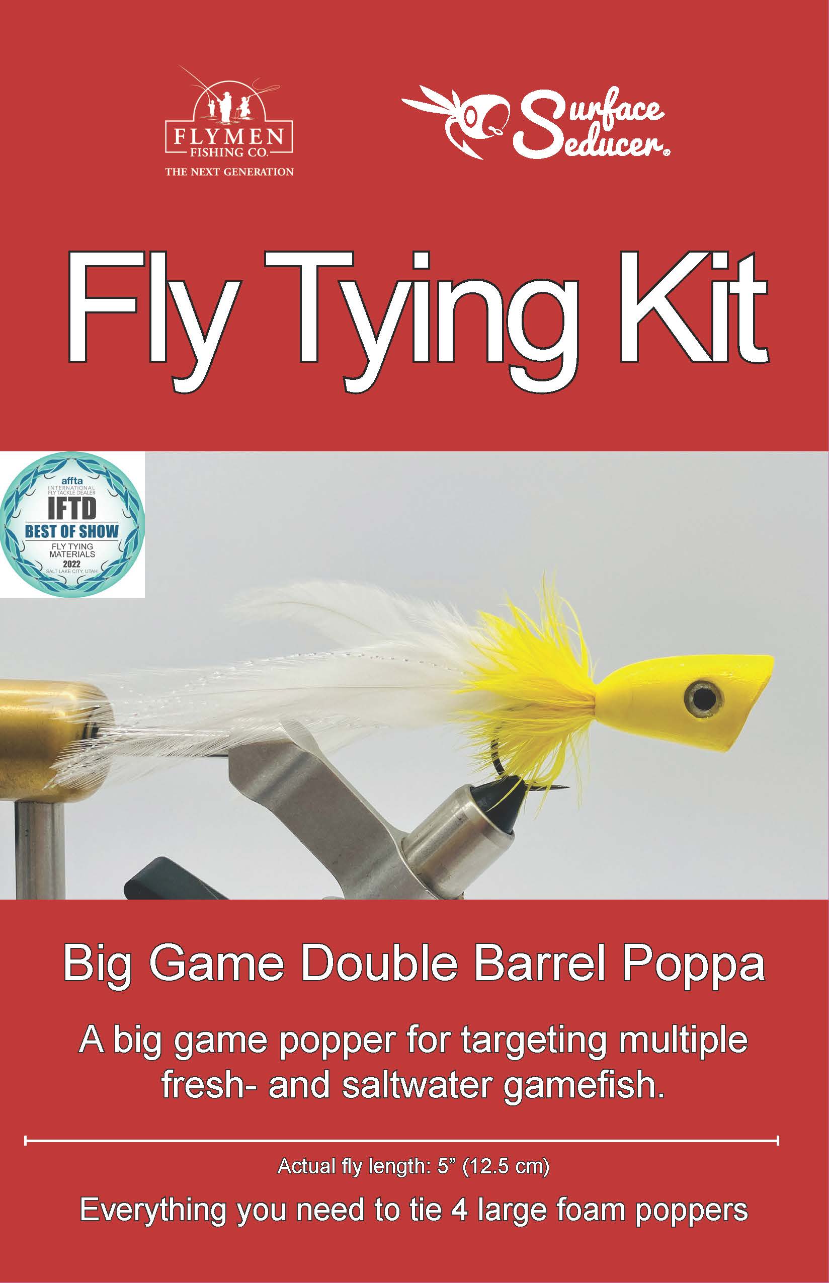 Fly Tying Kit: Big Game Double Barrel Poppa – Stillwater Fly Shop