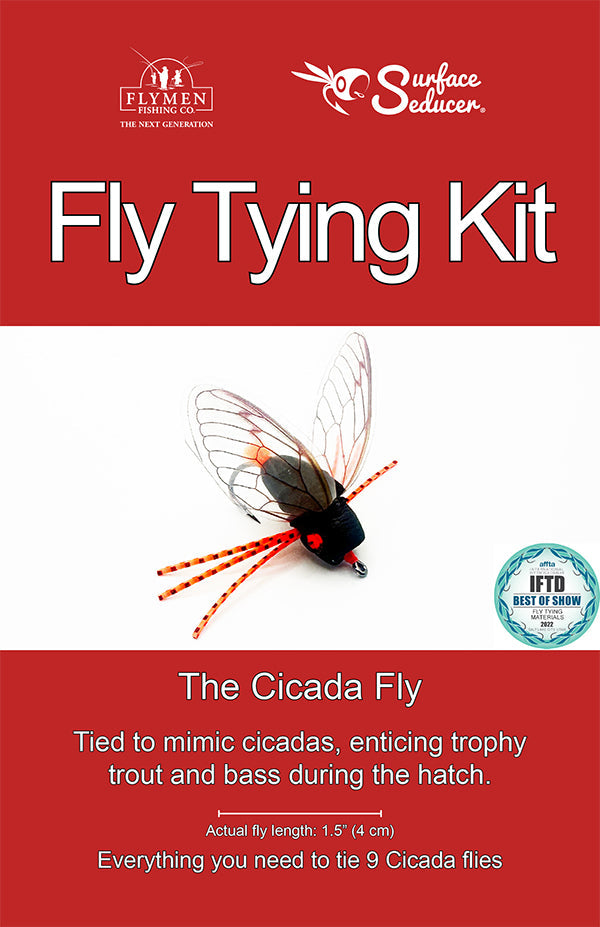 New Fly Tying Kit: SS Cicada Fly – Stillwater Fly Shop