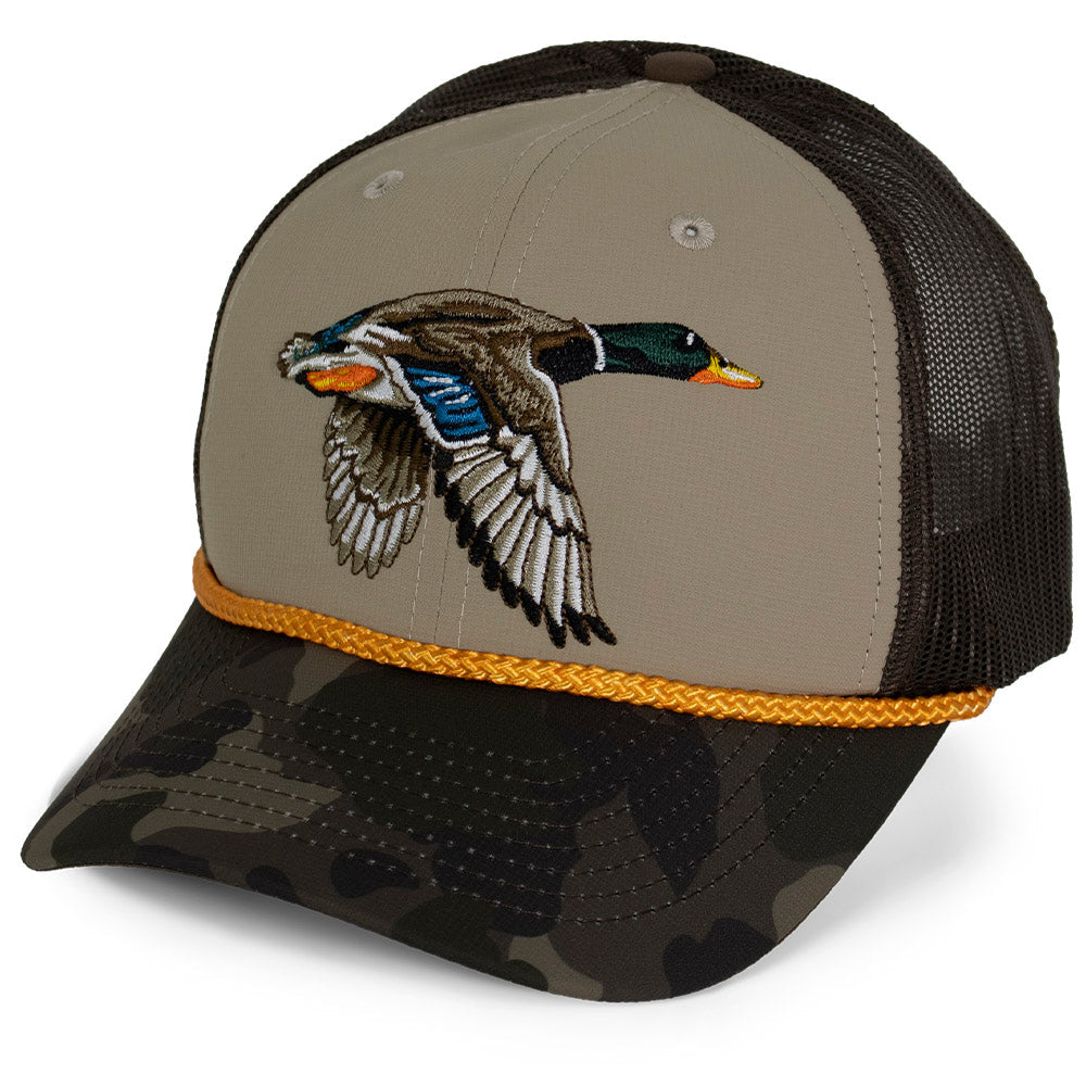 Drake Mallard Duck Hat 6-Panel Mesh back Rope Cap – Stillwater Fly Shop
