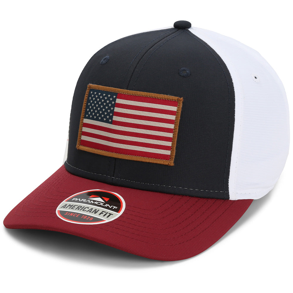Riverside American Flag Hat Structured Ripstop Cap RWB – Stillwater Fly ...