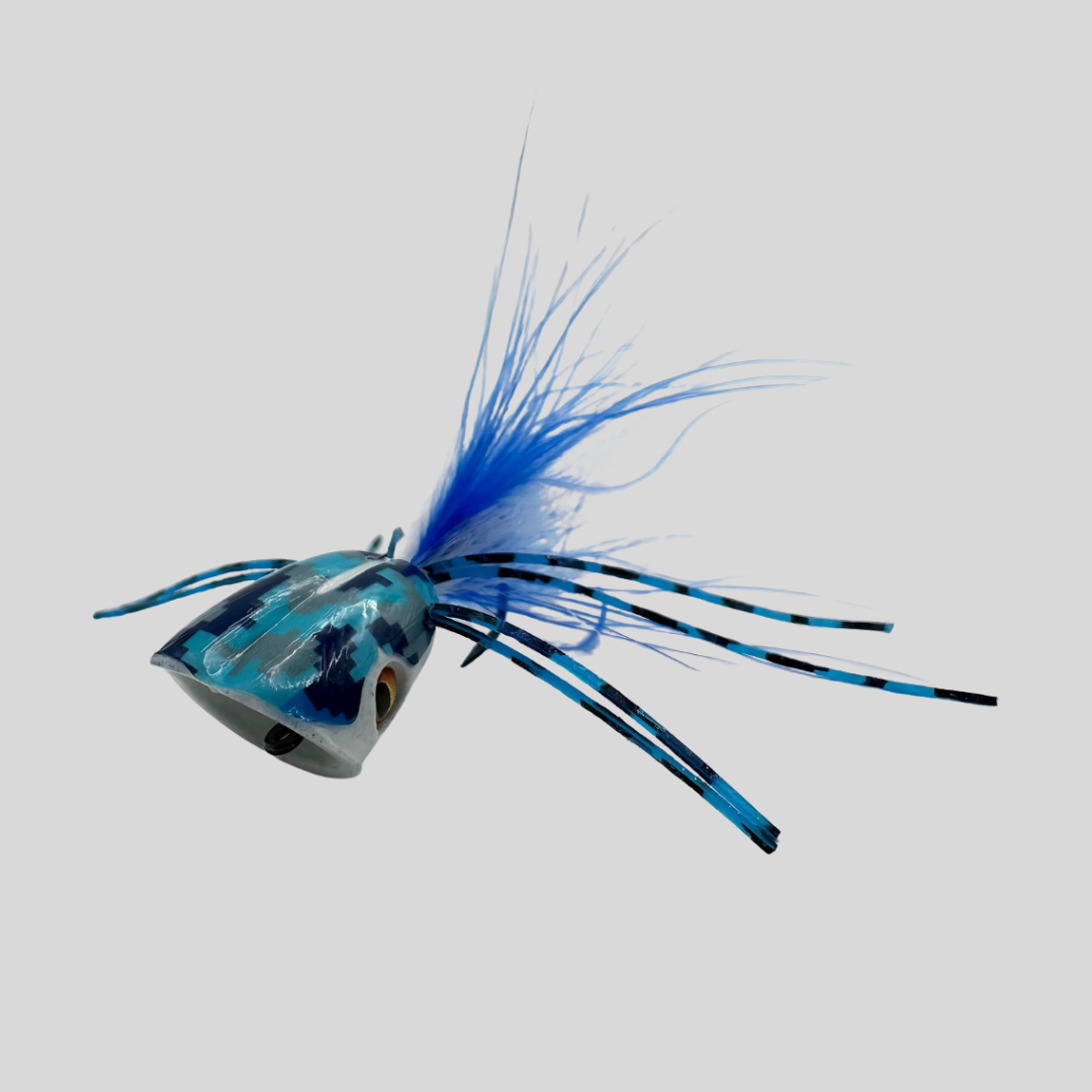Surface Seducer® Double Barrel Camo Bass Bug popper – Stillwater Fly Shop
