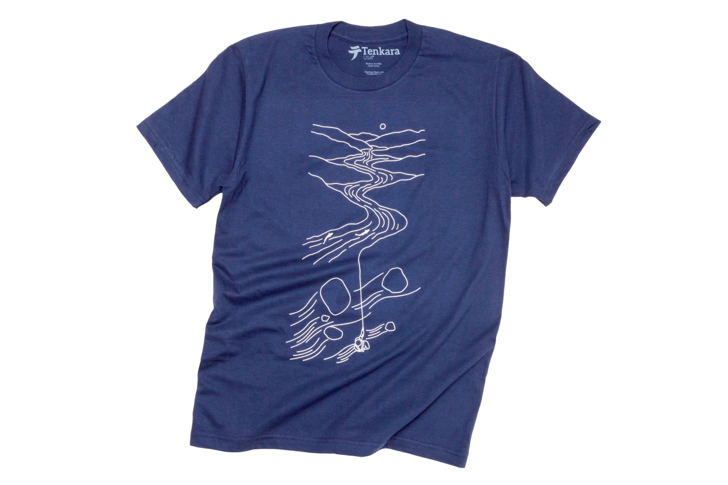 Tenkara Line Drawing T-Shirt – Stillwater Fly Shop