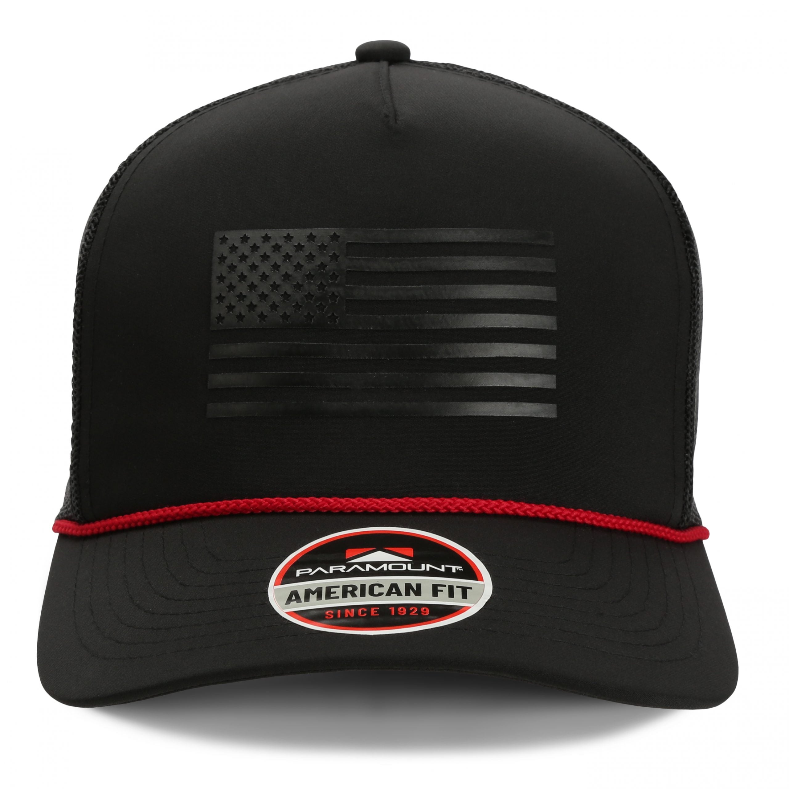 Ridgeline Thin Red Line-trucker Hat American Flag Rope Cap – Stillwater ...