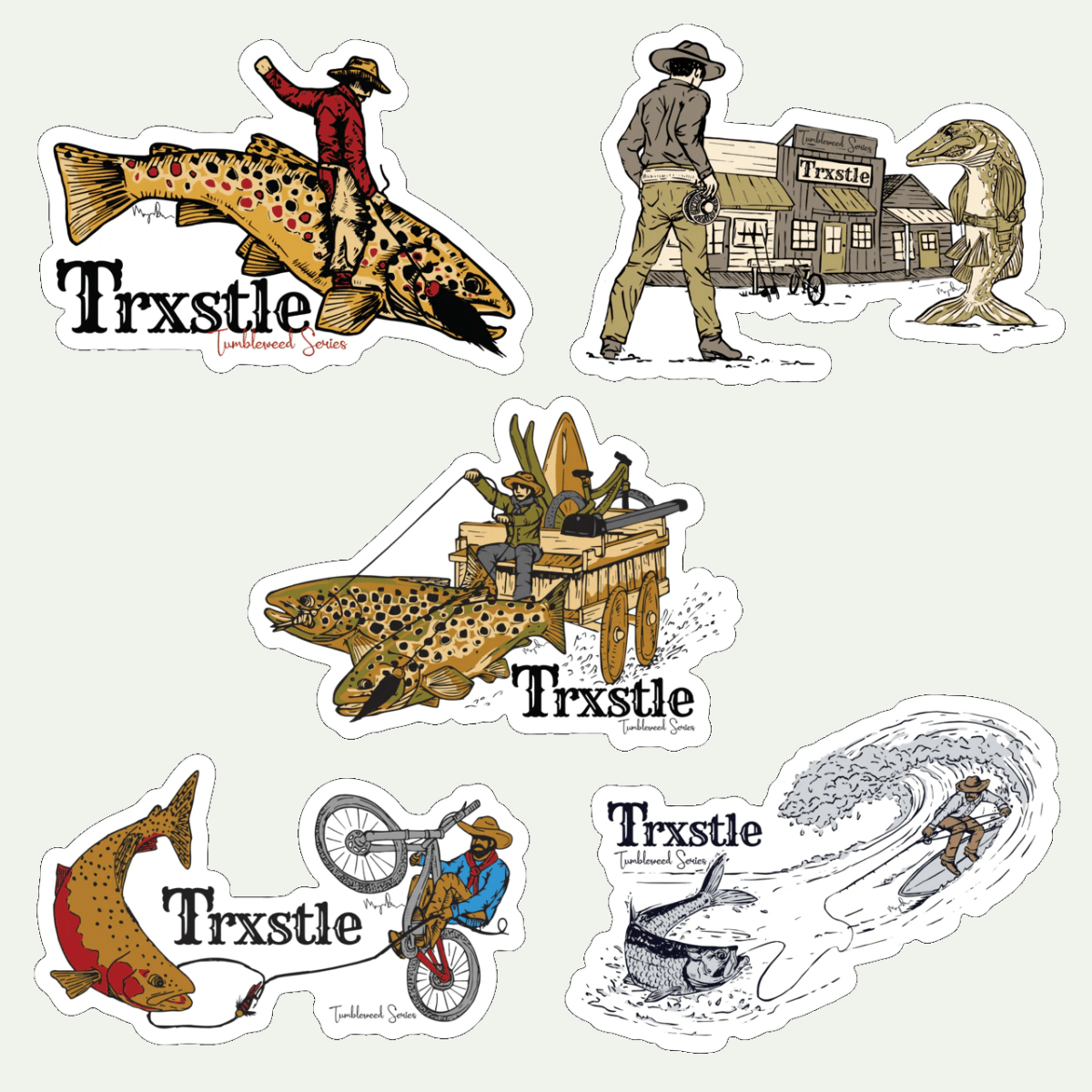 Tumbleweed Stickers – Stillwater Fly Shop